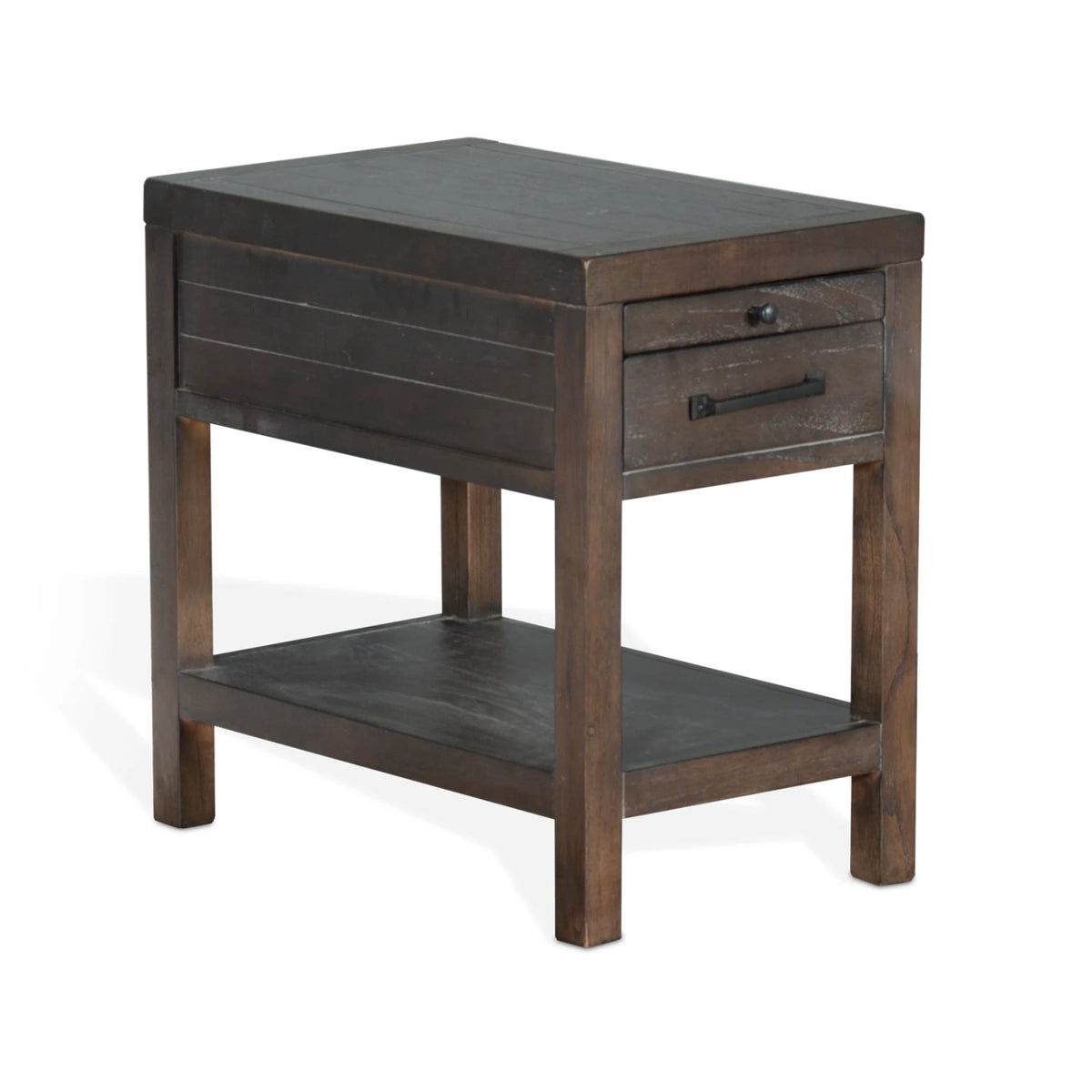 Sunny Designs Dundee Chair Side Table Kettle Black — Bed & Sofa Hub