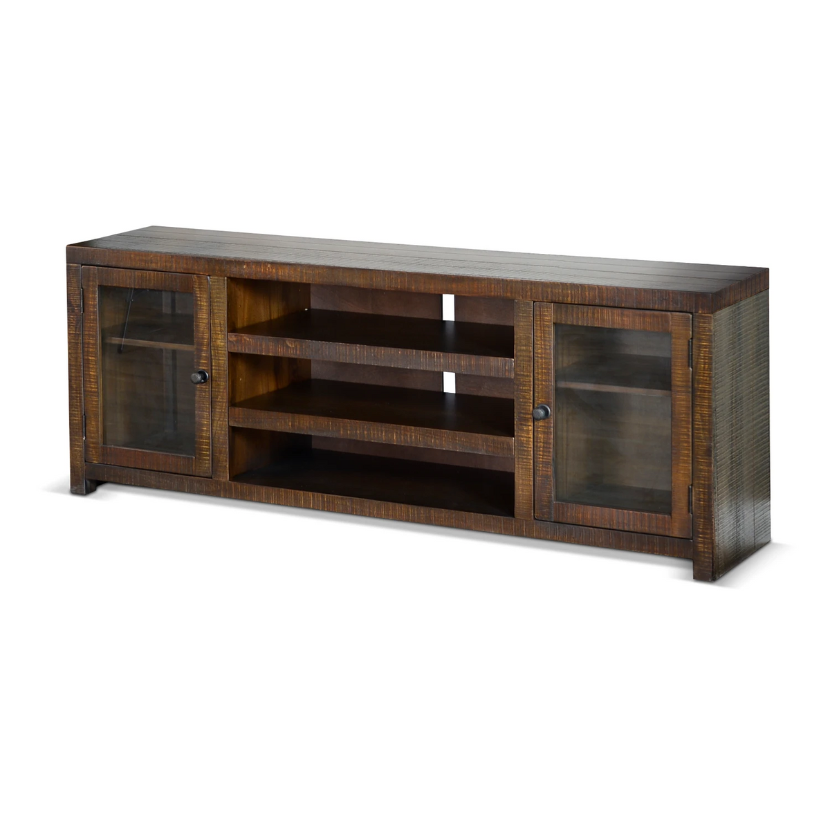 Sunny Designs 72" TV Console Tobacco Leaf — Bed & Sofa Hub