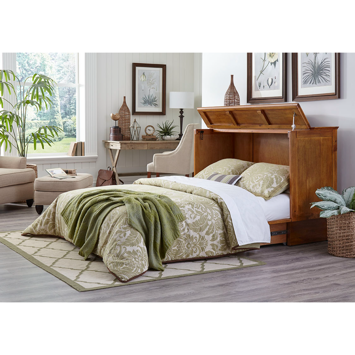 Arason Enterprises Creden-ZzZ Kingston Queen Size Cabinet Bed — Bed ...